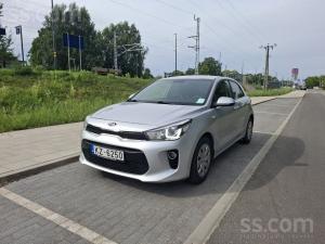 Grey Kia Rio 2017 in Riga, with an engine capacity of 1.40 L and mileage of 148 thousand km for 6250 €, photo  on AUTOMOTO.COM.LV