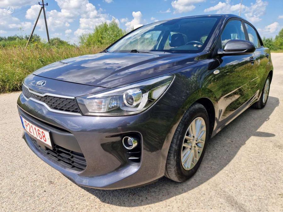 Pelēks Kia Rio 2018 Viļņa, ar dzinēja tilpumu 1.40 L un nobraukumu 248 tūkst. km par 5500 €, foto 5 vietnē AUTOMOTO.COM.LV