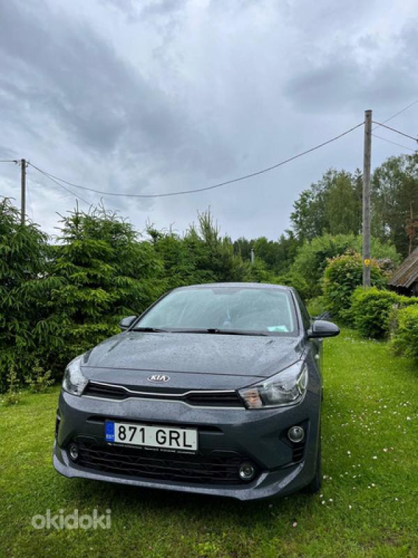 Grey Kia Rio 2021 in Tallinn, with an engine capacity of 1.20 L and mileage of 50 thousand km for 10000 €, photo 1 on AUTOMOTO.COM.LV