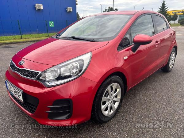 Red Kia Rio 2015 in Paide, with an engine capacity of 1.20 L and mileage of 47 thousand km for 6490 €, photo 1 on AUTOMOTO.COM.LV