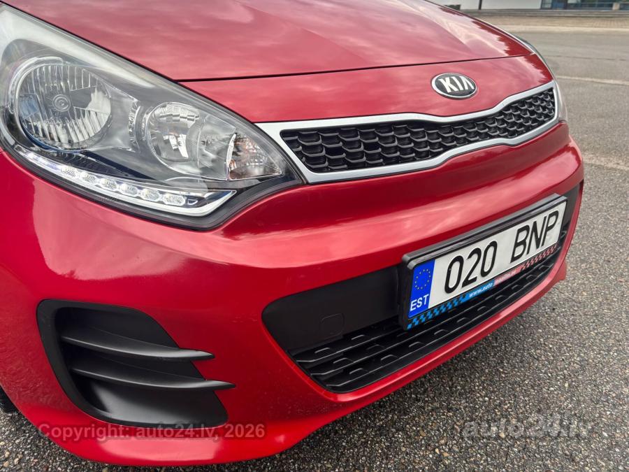 Red Kia Rio 2015 in Paide, with an engine capacity of 1.20 L and mileage of 47 thousand km for 6490 €, photo 8 on AUTOMOTO.COM.LV