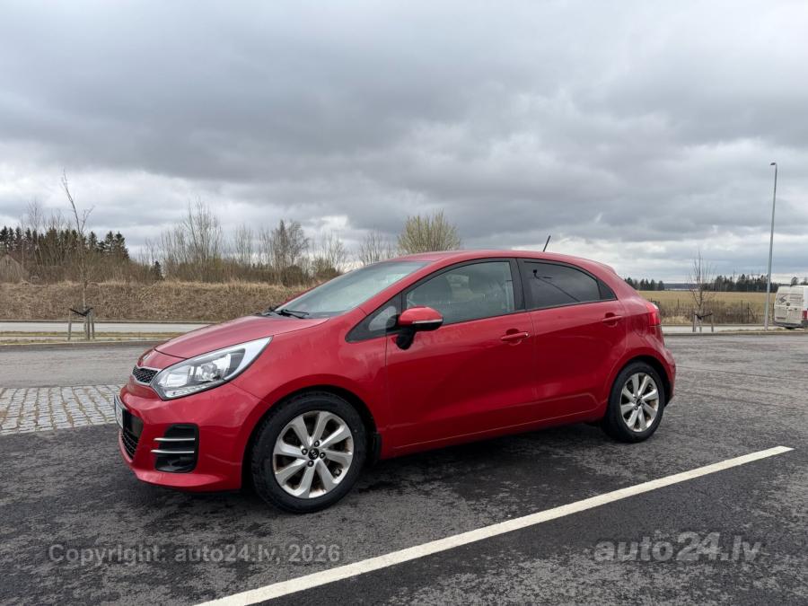 Red Kia Rio 2016 in Tartu, with an engine capacity of 1.40 L and mileage of 132 thousand km for 7500 €, photo 1 on AUTOMOTO.COM.LV