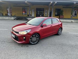 Red Kia Rio 2017 in Kaunas, with an engine capacity of 1.00 L and mileage of 87 thousand km for 9999 €, photo  on AUTOMOTO.COM.LV