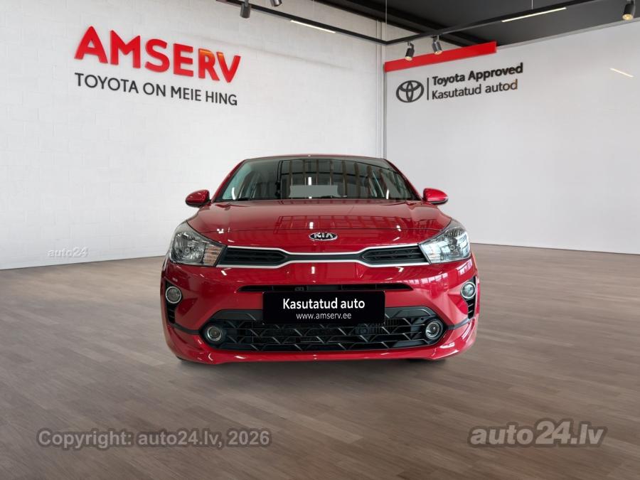 Red Kia Rio 2021 in Parnu, with an engine capacity of 1.00 L and mileage of 67 thousand km for 11290 €, photo 6 on AUTOMOTO.COM.LV
