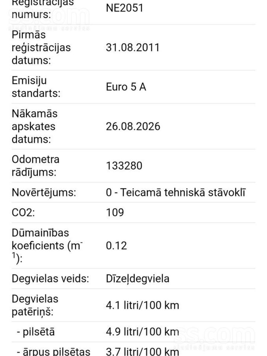 White Kia Rio 2011 in Riga, with an engine capacity of 1.40 L and mileage of 135 thousand km for 3550 €, photo 15 on AUTOMOTO.COM.LV