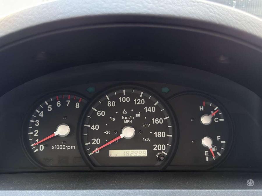 Black Kia Sorento 2005 in Vilnius, with an engine capacity of 2.40 L and mileage of 180 thousand km for 2450 €, photo 16 on AUTOMOTO.COM.LV