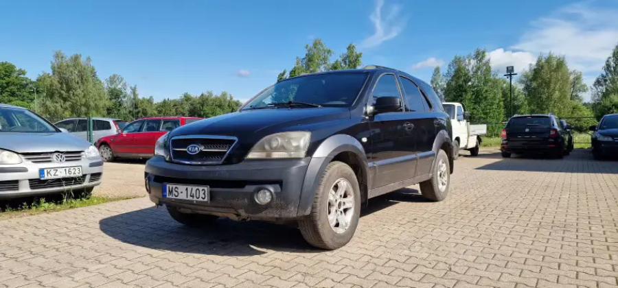Melns Kia Sorento 2005 Valmiera, ar dzinēja tilpumu 2.50 L un nobraukumu 248 tūkst. km par 1500 €, foto 7 vietnē AUTOMOTO.COM.LV