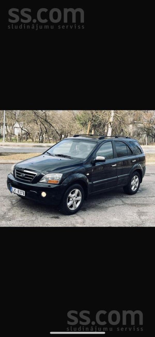 Melns Kia Sorento 2006 Rēzekne, ar dzinēja tilpumu 2.50 L un nobraukumu 335 tūkst. km par 4000 €, foto 1 vietnē AUTOMOTO.COM.LV
