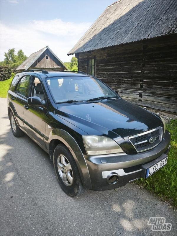 Melns Kia Sorento 2006 Kauņa, ar dzinēja tilpumu 2.50 L un nobraukumu 256 tūkst. km par 1400 €, foto 1 vietnē AUTOMOTO.COM.LV