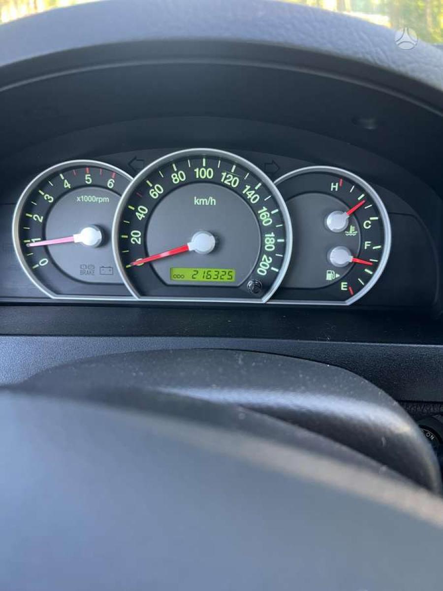 Black Kia Sorento 2007 in Utena, with an engine capacity of 2.50 L and mileage of 216 thousand km for 2550 €, photo 12 on AUTOMOTO.COM.LV