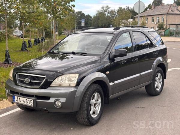 Kia Sorento 2008 in Riga on AUTOMOTO.COM.LV Black Kia Sorento 2008 in Riga, with an engine capacity of 2.50 L and mileage of 271 thousand km for 2500 €, photo 3 on AUTOMOTO.COM.LV