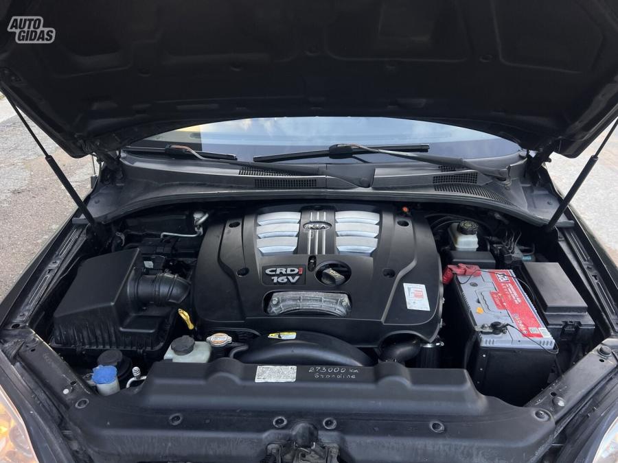 Black Kia Sorento 2008 in Klaipeda, with an engine capacity of 2.50 L and mileage of 313 thousand km for 2500 €, photo 14 on AUTOMOTO.COM.LV