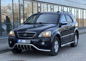 Black Kia Sorento 2008 in Liepaja, with an engine capacity of 2.50 L and mileage of 241 thousand km for 3790 €, photo  on AUTOMOTO.COM.LV