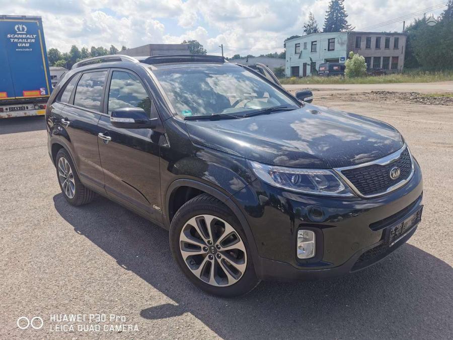 Melns Kia Sorento 2014 Prienai, ar dzinēja tilpumu 2.20 L un nobraukumu 191 tūkst. km par 9250 €, foto 1 vietnē AUTOMOTO.COM.LV