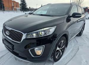 Melns Kia Sorento 2015 Marijampole, ar dzinēja tilpumu 2.20 L un nobraukumu 280 tūkst. km par 12450 €, foto  vietnē AUTOMOTO.COM.LV
