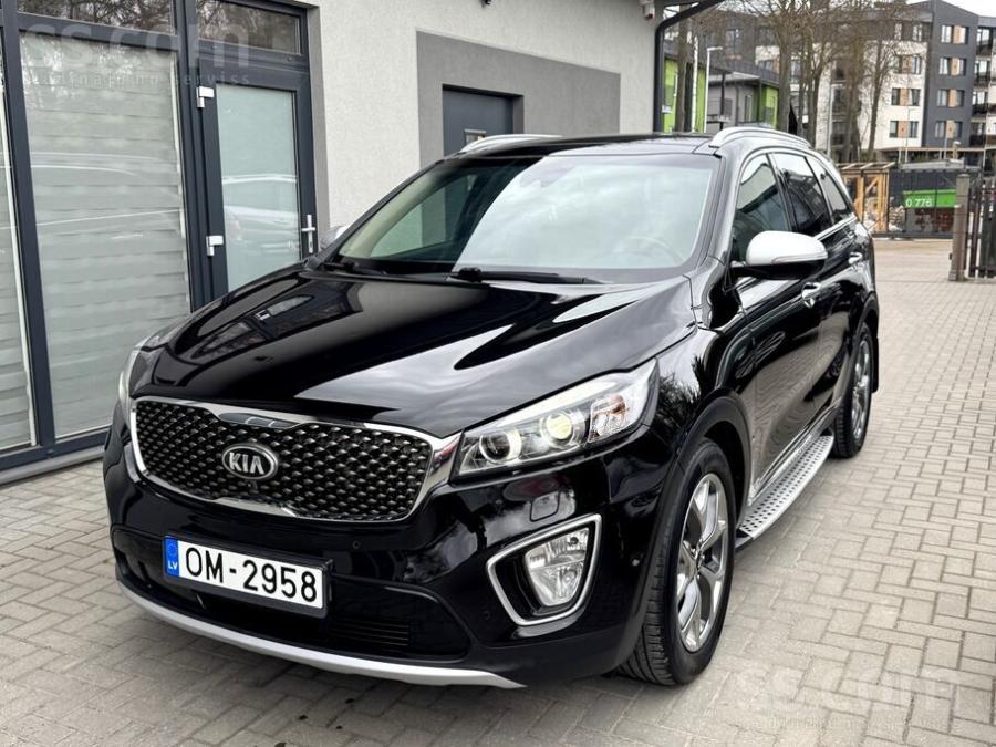Melns Kia Sorento 2015 Rīga, ar dzinēja tilpumu 2.20 L un nobraukumu 153 tūkst. km par 13500 €, foto 1 vietnē AUTOMOTO.COM.LV