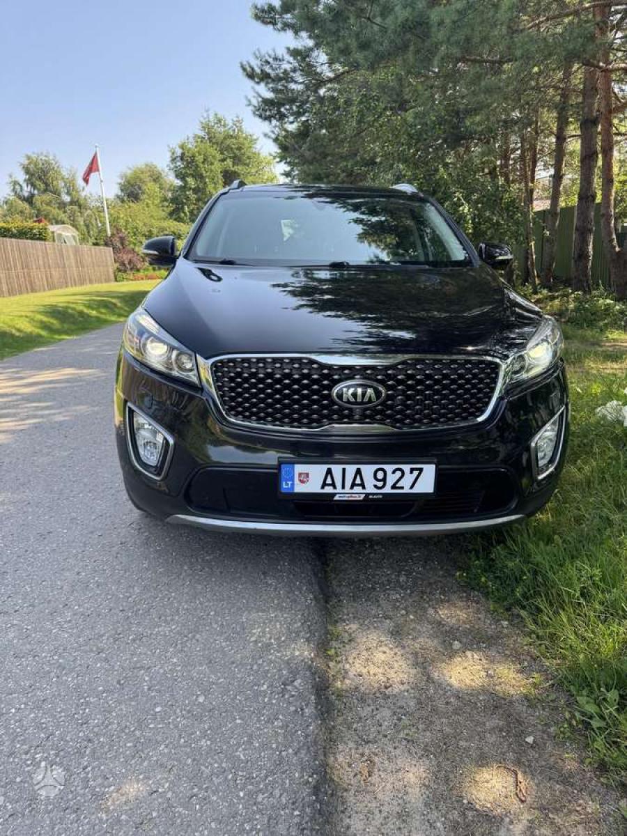 Melns Kia Sorento 2015 Viļņa, ar dzinēja tilpumu 2.20 L un nobraukumu 224 tūkst. km par 12900 €, foto 1 vietnē AUTOMOTO.COM.LV