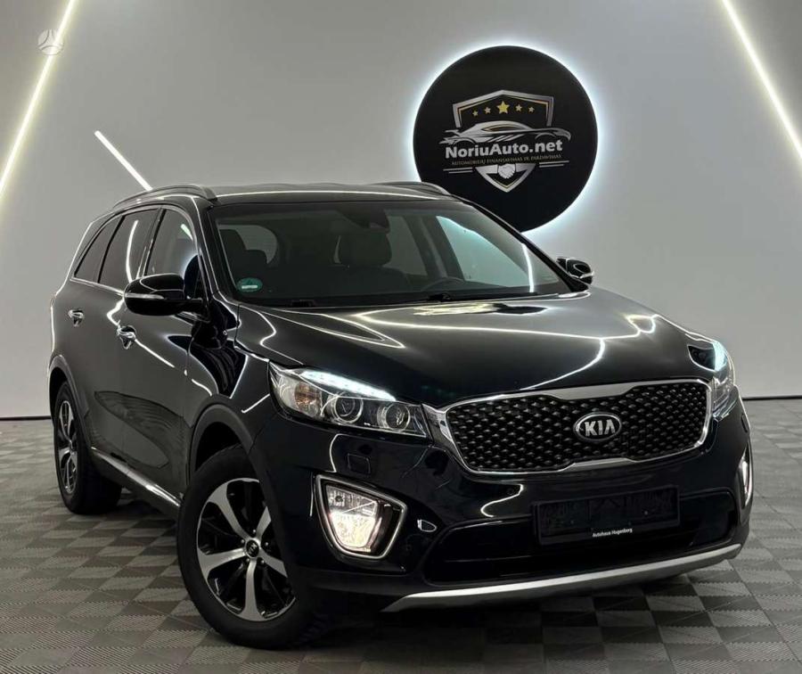Melns Kia Sorento 2015 Marijampole, ar dzinēja tilpumu 2.20 L un nobraukumu 251 tūkst. km par 12750 €, foto 1 vietnē AUTOMOTO.COM.LV