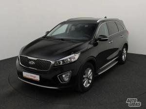 Melns Kia Sorento 2016 Viļņa, ar dzinēja tilpumu 2.20 L un nobraukumu 268 tūkst. km par 13399 €, foto  vietnē AUTOMOTO.COM.LV