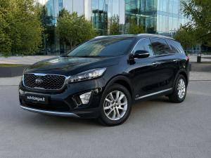 Melns Kia Sorento 2016 Viļņa, ar dzinēja tilpumu 2.20 L un nobraukumu 212 tūkst. km par 10950 €, foto  vietnē AUTOMOTO.COM.LV