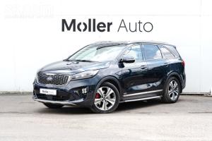 Melns Kia Sorento 2020 Rīga, ar dzinēja tilpumu 2.20 L un nobraukumu 62 tūkst. km par 22950 €, foto  vietnē AUTOMOTO.COM.LV