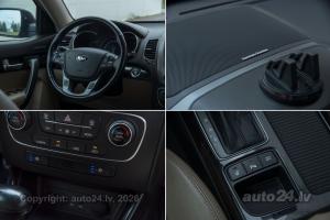 Black Kia Sorento 2012 in Tallinn, with an engine capacity of 2.20 L and mileage of 262 thousand km for 9700 €, photo 14 on AUTOMOTO.COM.LV