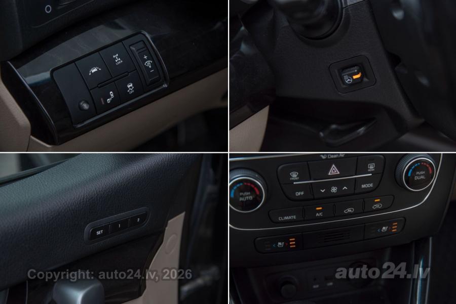 Black Kia Sorento 2012 in Tallinn, with an engine capacity of 2.20 L and mileage of 262 thousand km for 9700 €, photo 15 on AUTOMOTO.COM.LV