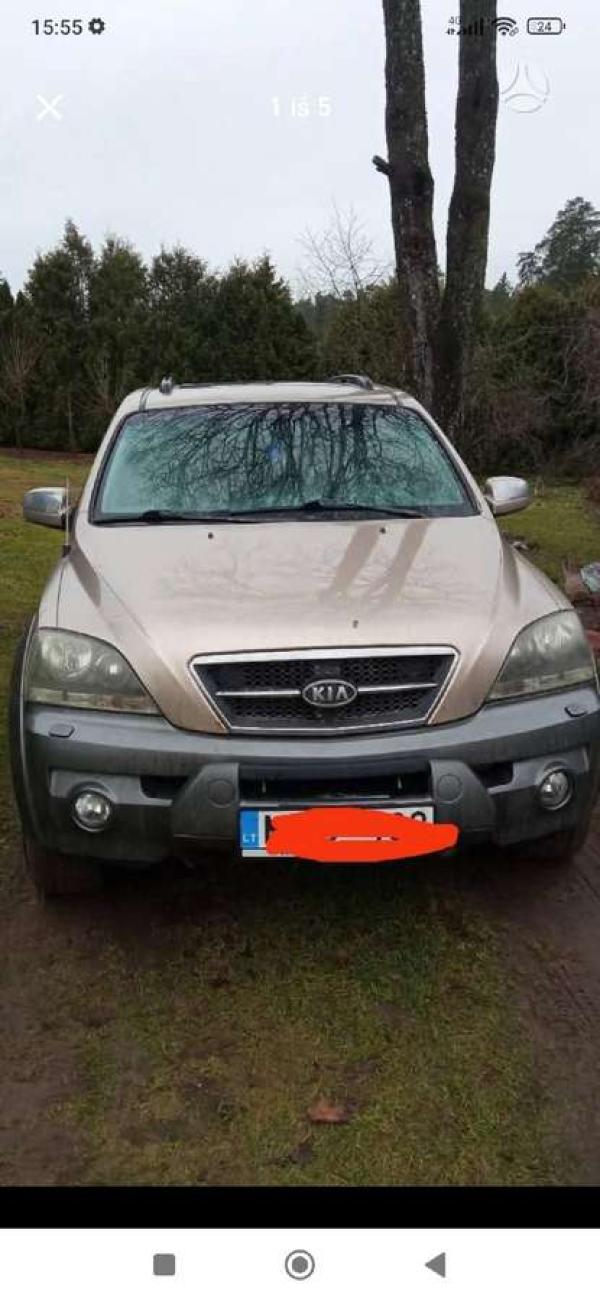 Brūns Kia Sorento 2005 Kelmė, ar dzinēja tilpumu 2.50 L un nobraukumu 262 tūkst. km par 2400 €, foto 2 vietnē AUTOMOTO.COM.LV