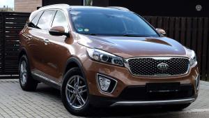 Brūns Kia Sorento 2016 Marijampole, ar dzinēja tilpumu 2.20 L un nobraukumu 218 tūkst. km par 14990 €, foto  vietnē AUTOMOTO.COM.LV