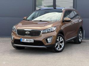 Brown Kia Sorento 2016 in Jonava, with an engine capacity of 2.20 L and mileage of 280 thousand km for 14500 €, photo 3 on AUTOMOTO.COM.LV