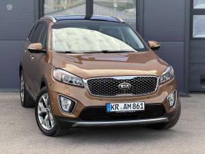 Brown Kia Sorento 2016 in Jonava, with an engine capacity of 2.20 L and mileage of 280 thousand km for 14500 €, photo 14 on AUTOMOTO.COM.LV