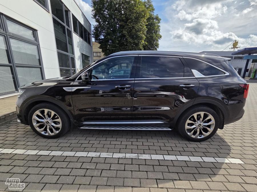 Brown Kia Sorento 2024 in Vilnius, with an engine capacity of 2.20 L and mileage of 54 thousand km for 38900 €, photo 8 on AUTOMOTO.COM.LV