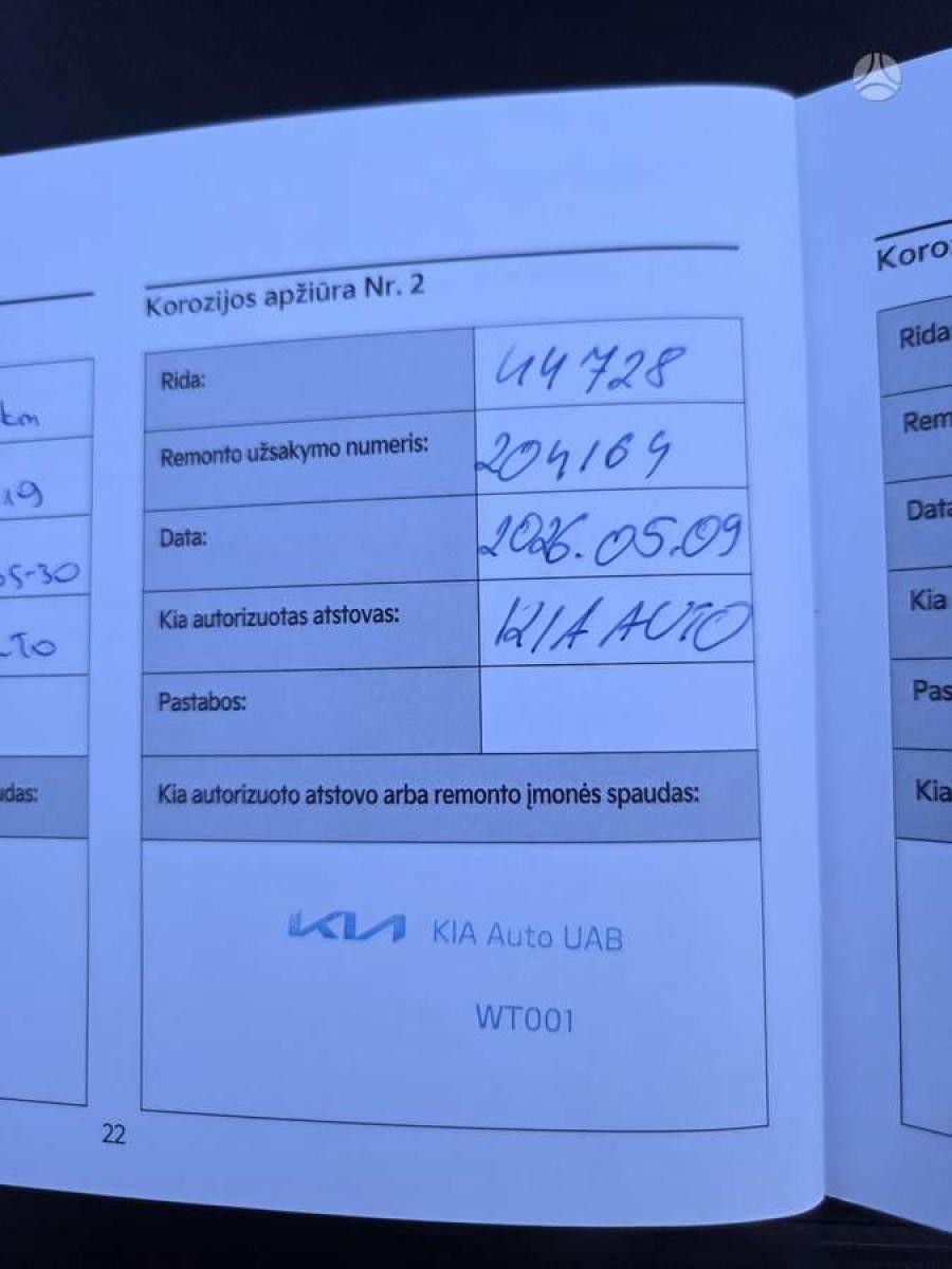 Brown Kia Sorento 2024 in Vilnius, with an engine capacity of 2.15 L and mileage of 54 thousand km for 36900 €, photo 32 on AUTOMOTO.COM.LV