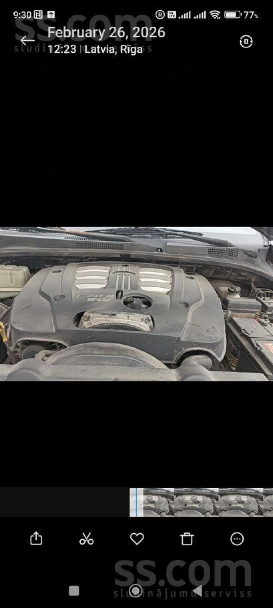 Kia Sorento 2007 Rīga, ar dzinēja tilpumu 2.50 L un nobraukumu 232 tūkst. km par 1200 €, foto 11 vietnē AUTOMOTO.COM.LV