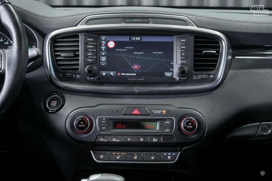 Kia Sorento 2018 Marijampole, ar dzinēja tilpumu 2.20 L un nobraukumu 129 tūkst. km par 21250 €, foto 19 vietnē AUTOMOTO.COM.LV