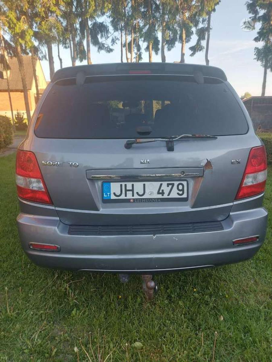 Pelēks Kia Sorento 2004 Šilutė, ar dzinēja tilpumu 2.50 L un nobraukumu 263 tūkst. km par 2050 €, foto 8 vietnē AUTOMOTO.COM.LV