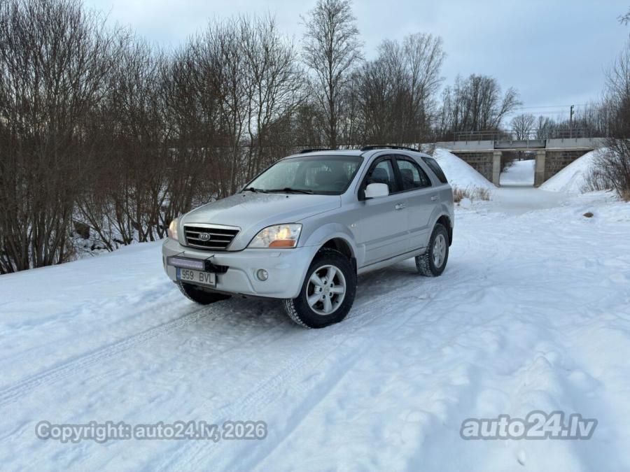 Pelēks Kia Sorento 2008 Elva, ar dzinēja tilpumu 2.50 L un nobraukumu 297 tūkst. km par 5500 €, foto 1 vietnē AUTOMOTO.COM.LV