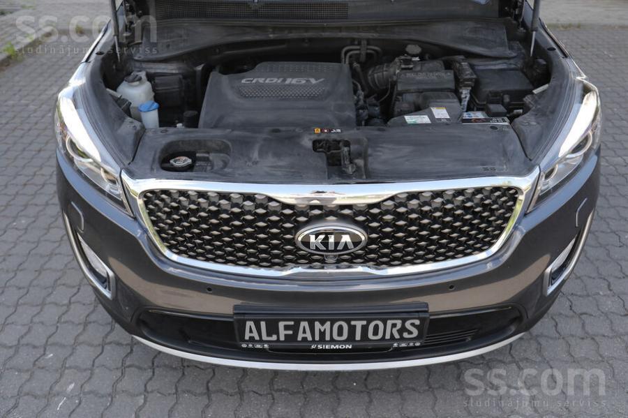 Pelēks Kia Sorento 2015 Rīga, ar dzinēja tilpumu 2.20 L un nobraukumu 156 tūkst. km par 16990 €, foto 27 vietnē AUTOMOTO.COM.LV