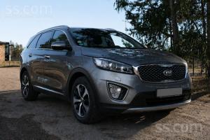 Grey Kia Sorento 2015 in Riga, with an engine capacity of 2.20 L and mileage of 230 thousand km for 14500 €, photo 1 on AUTOMOTO.COM.LV