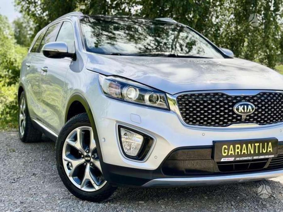 Pelēks Kia Sorento 2015 Šauļi, ar dzinēja tilpumu 2.20 L un nobraukumu 201 tūkst. km par 15950 €, foto 16 vietnē AUTOMOTO.COM.LV