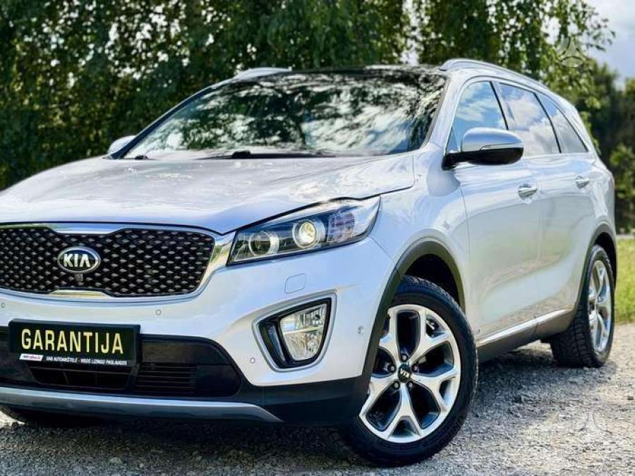 Pelēks Kia Sorento 2015 Šauļi, ar dzinēja tilpumu 2.20 L un nobraukumu 201 tūkst. km par 15950 €, foto 17 vietnē AUTOMOTO.COM.LV