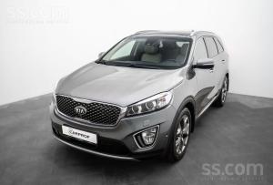 Grey Kia Sorento 2015 in Tallinn, with an engine capacity of 2.20 L and mileage of 217 thousand km for 13999 €, photo  on AUTOMOTO.COM.LV