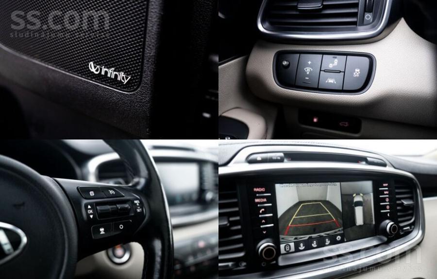 Pelēks Kia Sorento 2015 Tallina, ar dzinēja tilpumu 2.20 L un nobraukumu 217 tūkst. km par 13999 €, foto 15 vietnē AUTOMOTO.COM.LV