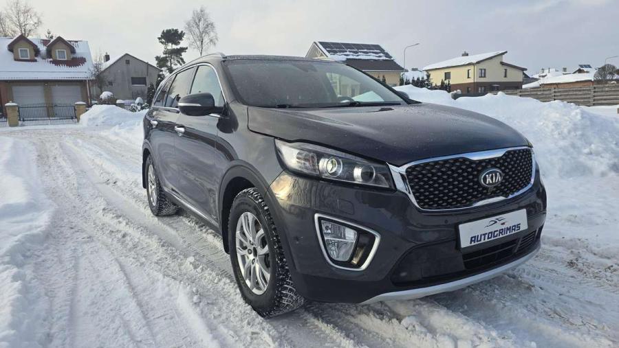 Pelēks Kia Sorento 2016 Šauļi, ar dzinēja tilpumu 2.20 L un nobraukumu 234 tūkst. km par 13800 €, foto 1 vietnē AUTOMOTO.COM.LV