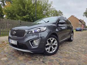 Grey Kia Sorento 2016 in Jelgava, with an engine capacity of 2.20 L and mileage of 226 thousand km for 14400 €, photo  on AUTOMOTO.COM.LV