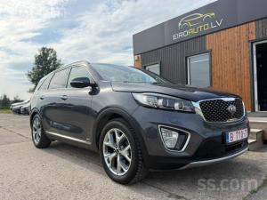 Pelēks Kia Sorento 2016 Rīga, ar dzinēja tilpumu 2.20 L un nobraukumu 198 tūkst. km par 16500 €, foto  vietnē AUTOMOTO.COM.LV