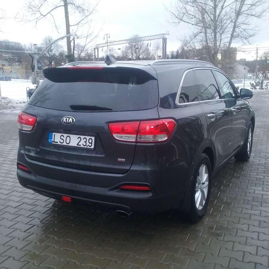 Pelēks Kia Sorento 2017 Viļņa, ar dzinēja tilpumu 2.36 L un nobraukumu 160 tūkst. km par 14500 €, foto 8 vietnē AUTOMOTO.COM.LV