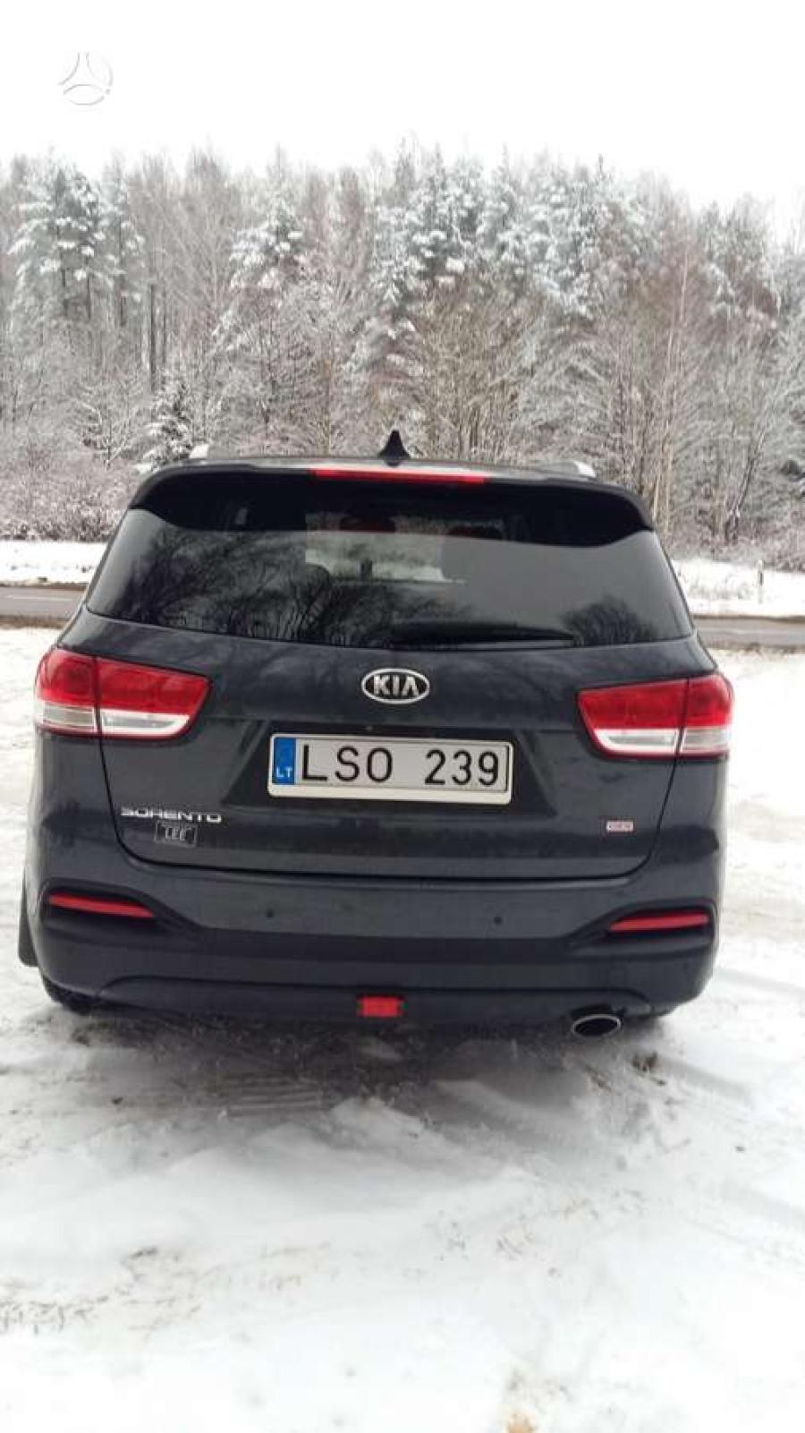 Pelēks Kia Sorento 2017 Viļņa, ar dzinēja tilpumu 2.36 L un nobraukumu 160 tūkst. km par 14500 €, foto 20 vietnē AUTOMOTO.COM.LV