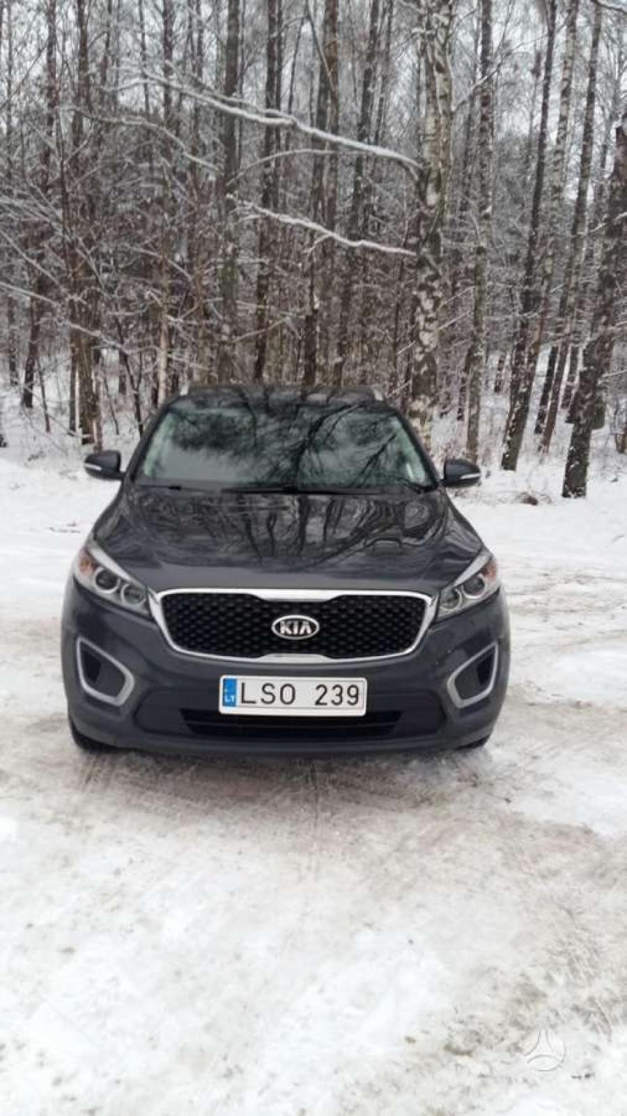 Pelēks Kia Sorento 2017 Viļņa, ar dzinēja tilpumu 2.36 L un nobraukumu 160 tūkst. km par 14500 €, foto 23 vietnē AUTOMOTO.COM.LV