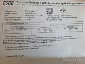 Grey Kia Sorento 2017 in Riga, with an engine capacity of 2.20 L and mileage of 240 thousand km for 16200 €, photo 8 on AUTOMOTO.COM.LV